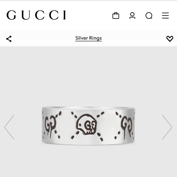 Gucci | Jewelry | Gucci Ghost Ring | Poshmark